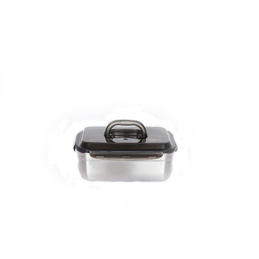 Kitchenware : Snap-n-Lock Stainless Steel Container with Handle